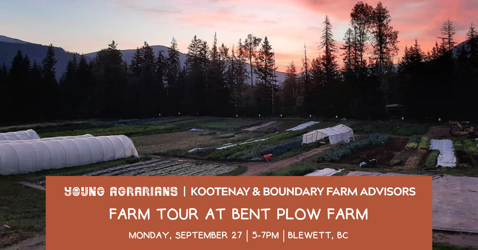 SEPT 27, 2021: BLEWETT, BC - Farm Tour at Bent Plow Farm