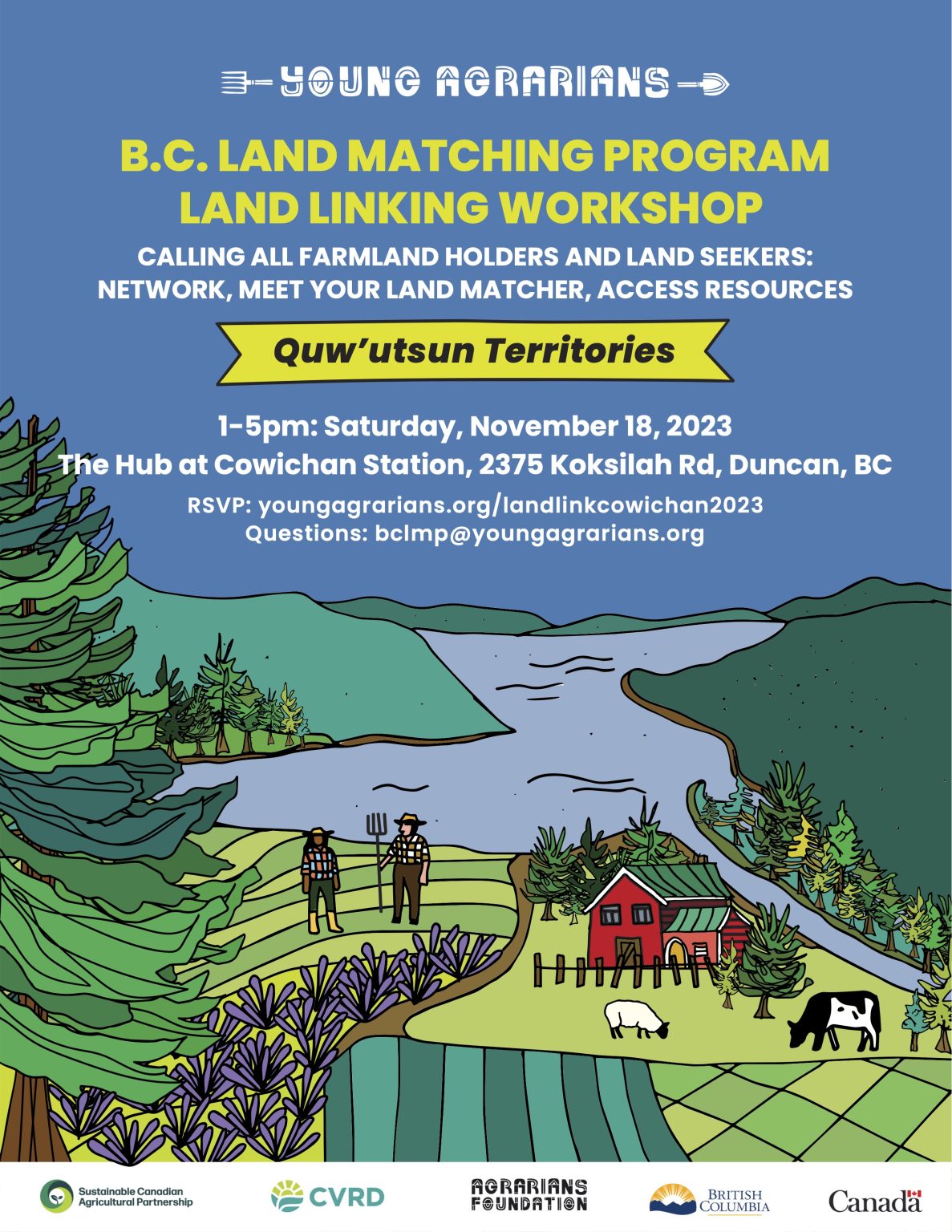 NOV 18, 2023: Cowichan, BC - LAND LINKING WORKSHOP